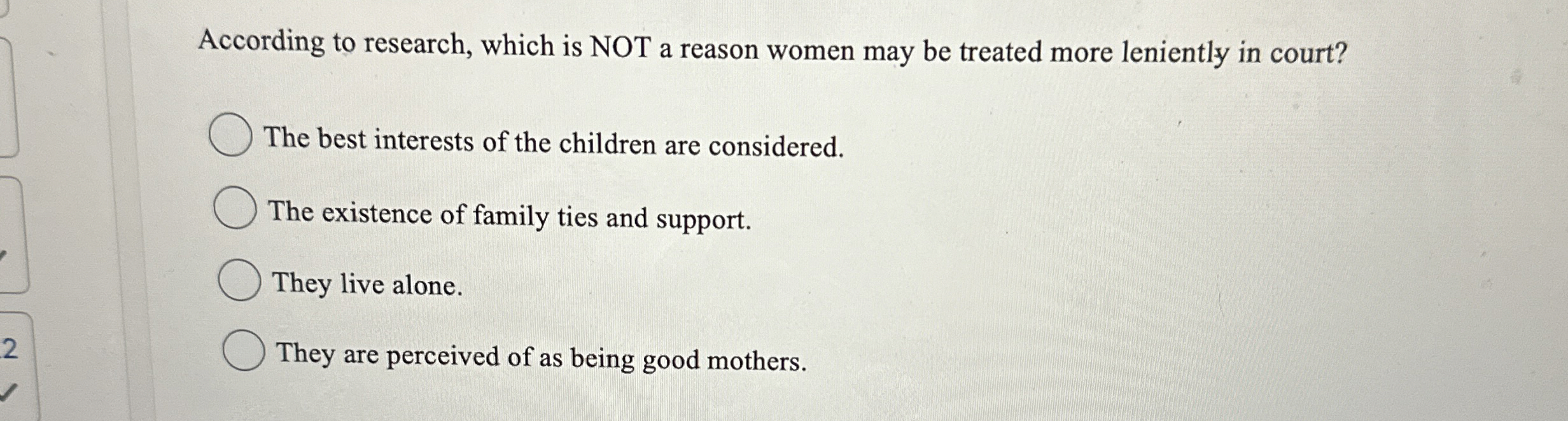 Solved According to research, which is NOT a reason women | Chegg.com