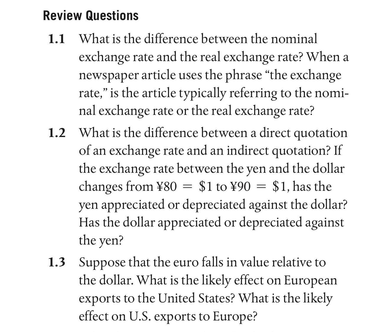Solved Review Questions1.1 ﻿What is the difference between | Chegg.com