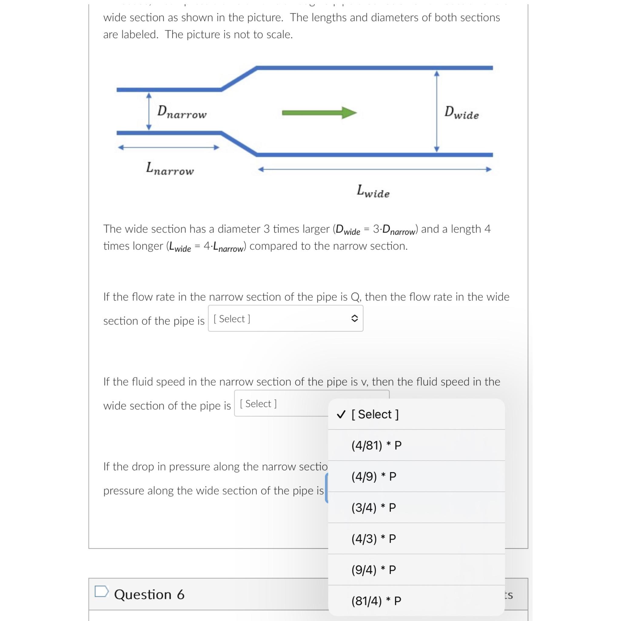 Solved A viscous, incompressible fluid flows through a pipe | Chegg.com