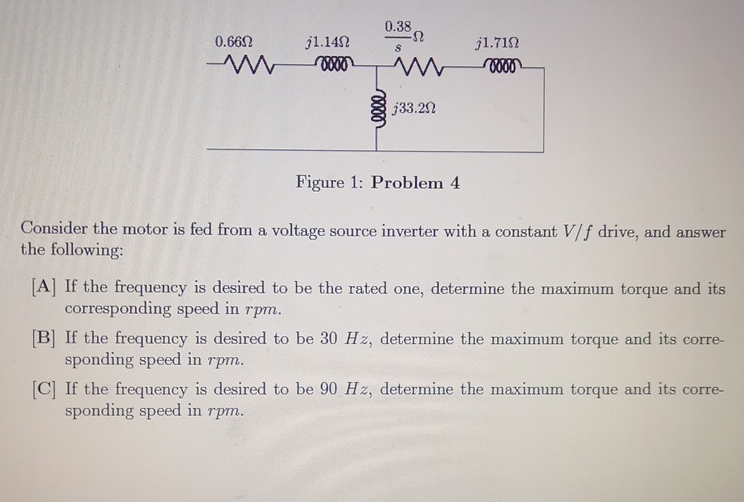 Solved P4. [Variable Frequency Drive of Three - ﻿Phase | Chegg.com
