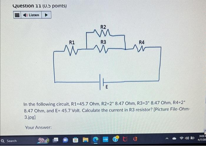 Solved In the following circuit, | Chegg.com