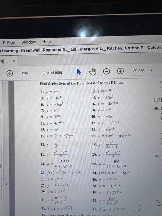 Solved Find derivatives of the functions defined as follows. | Chegg.com