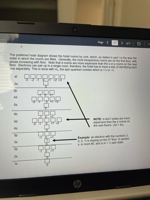 Solved The preferred hotel diagram shows the hotel rooms by | Chegg.com