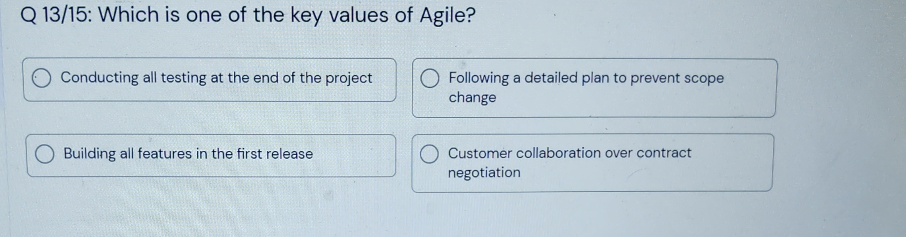 Solved Q 13/15: Which is one of the key values of | Chegg.com