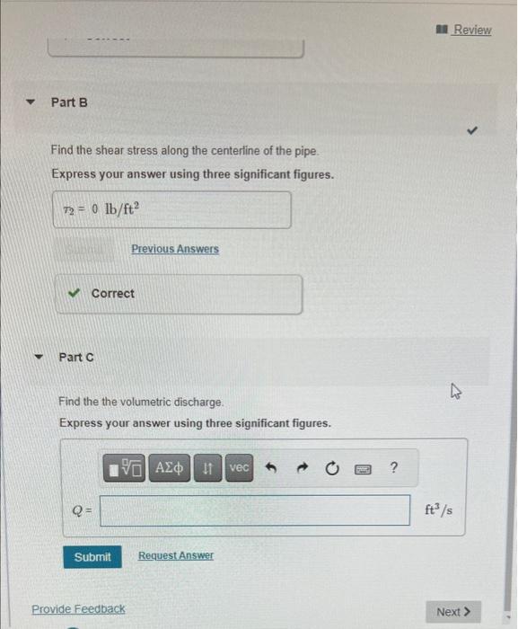 Solved As glycerin flows through a horizontal pipe shown in | Chegg.com