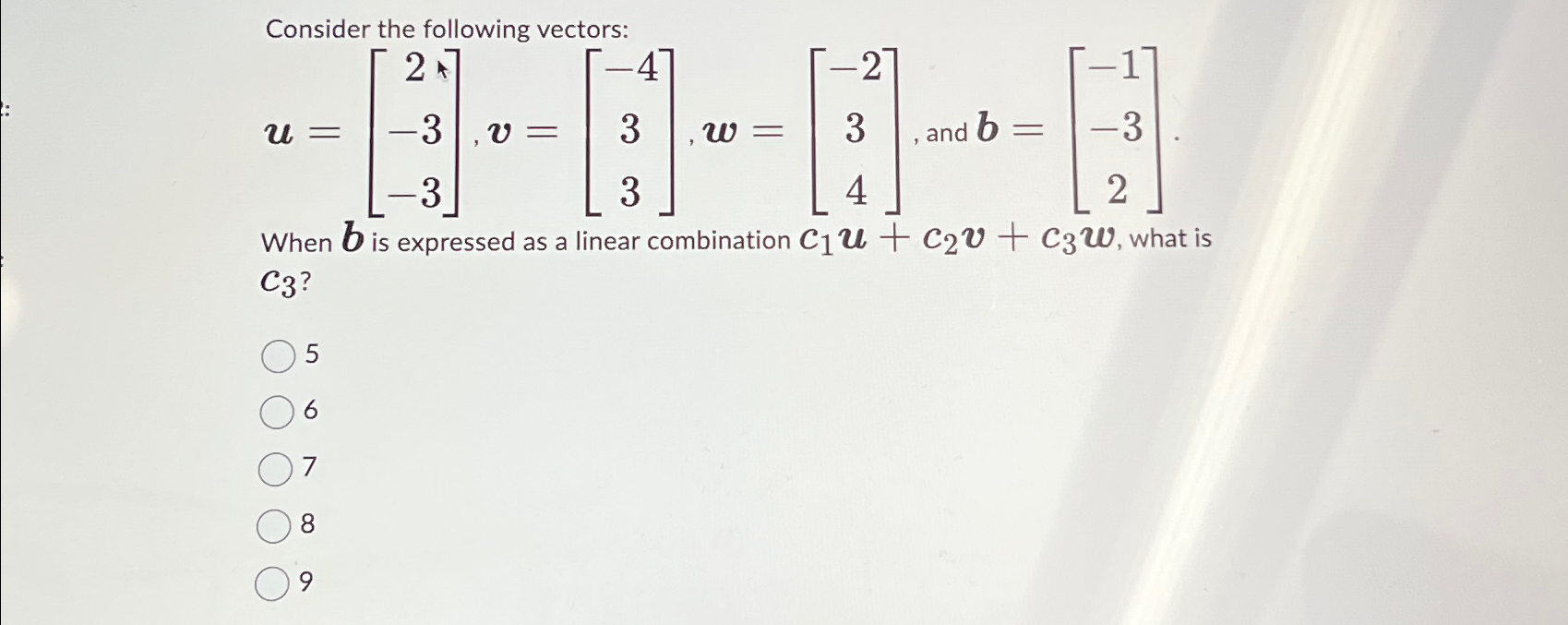 Solved Consider the following | Chegg.com