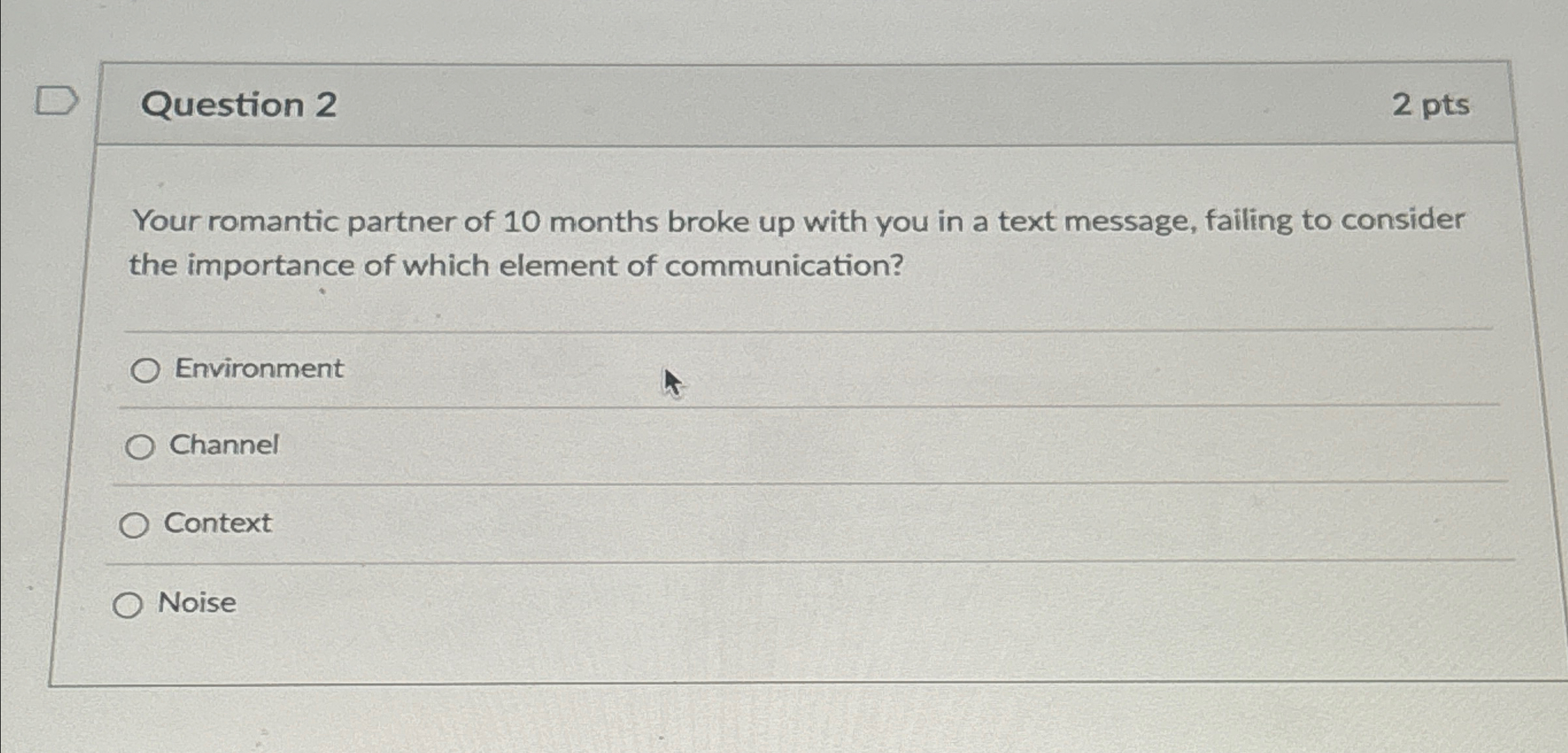 Solved Question 22 ptsYour romantic partner of 10 months | Chegg.com Solved Question 22 ptsYour romantic partner of 10 months | Chegg.com