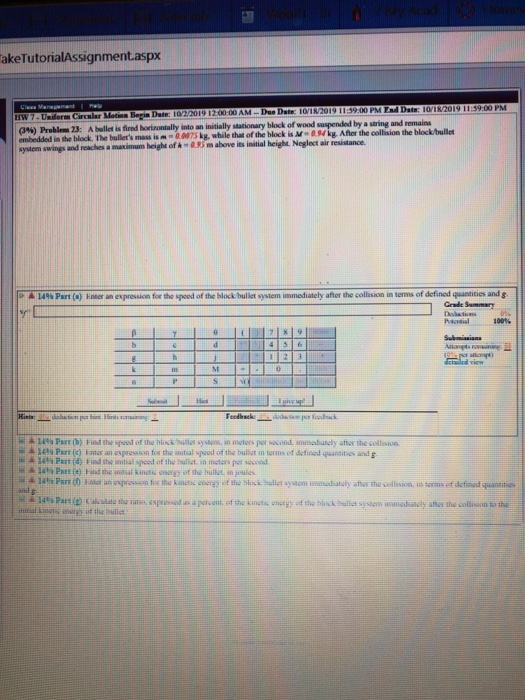 Solved akeTutorialAssignment.aspx HW 7-Uniferm Circalar | Chegg.com