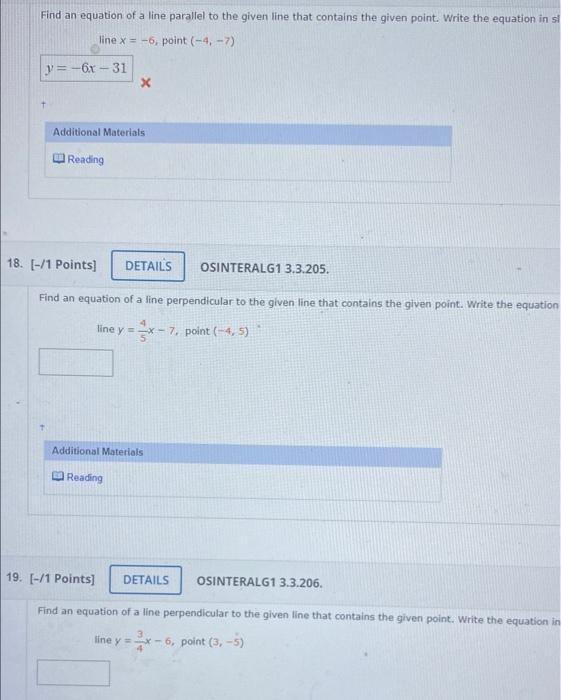 Solved Find an equation of a line parallel to the given line | Chegg.com