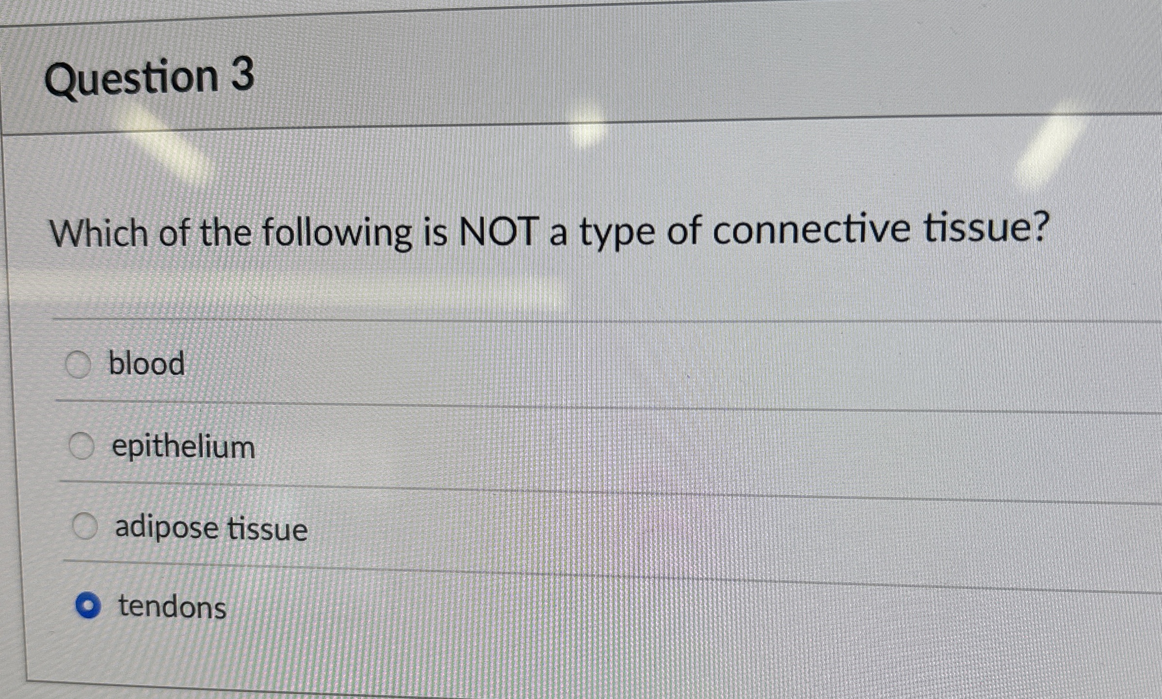 Solved Question 3Which of the following is NOT a type of | Chegg.com