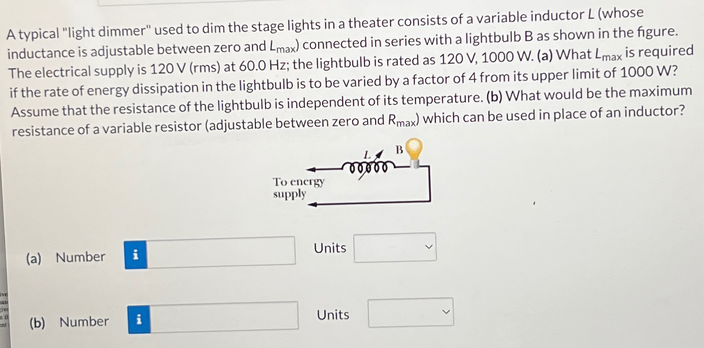 A typical "light dimmer" used to dim the stage lights | Chegg.com