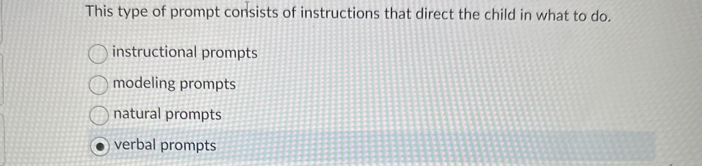 Solved This type of prompt consists of instructions that | Chegg.com