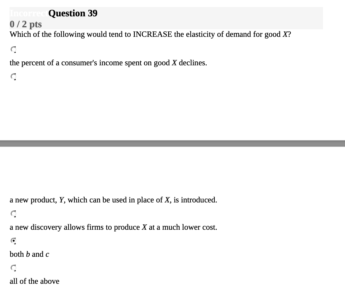 Solved Question 39 | Chegg.com