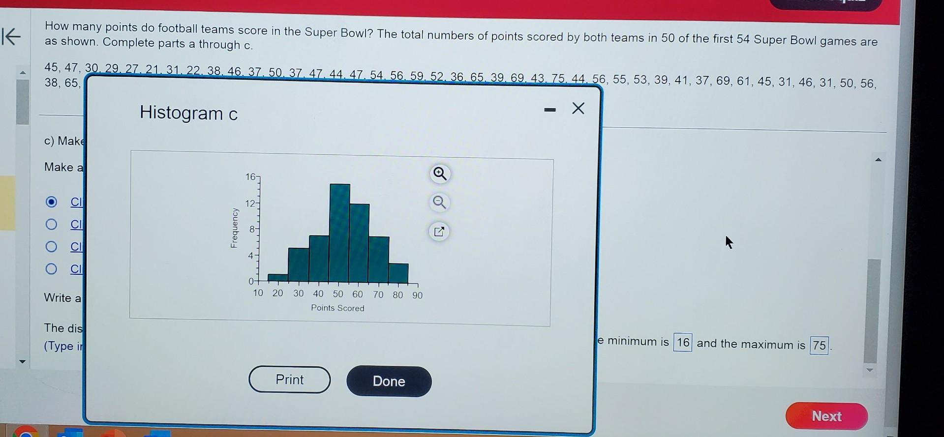 Solved Is this correct? I picked histogram A. -Unimodal and | Chegg.com