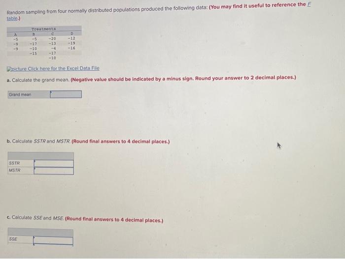 Solved Random sampling from four normally distributed | Chegg.com