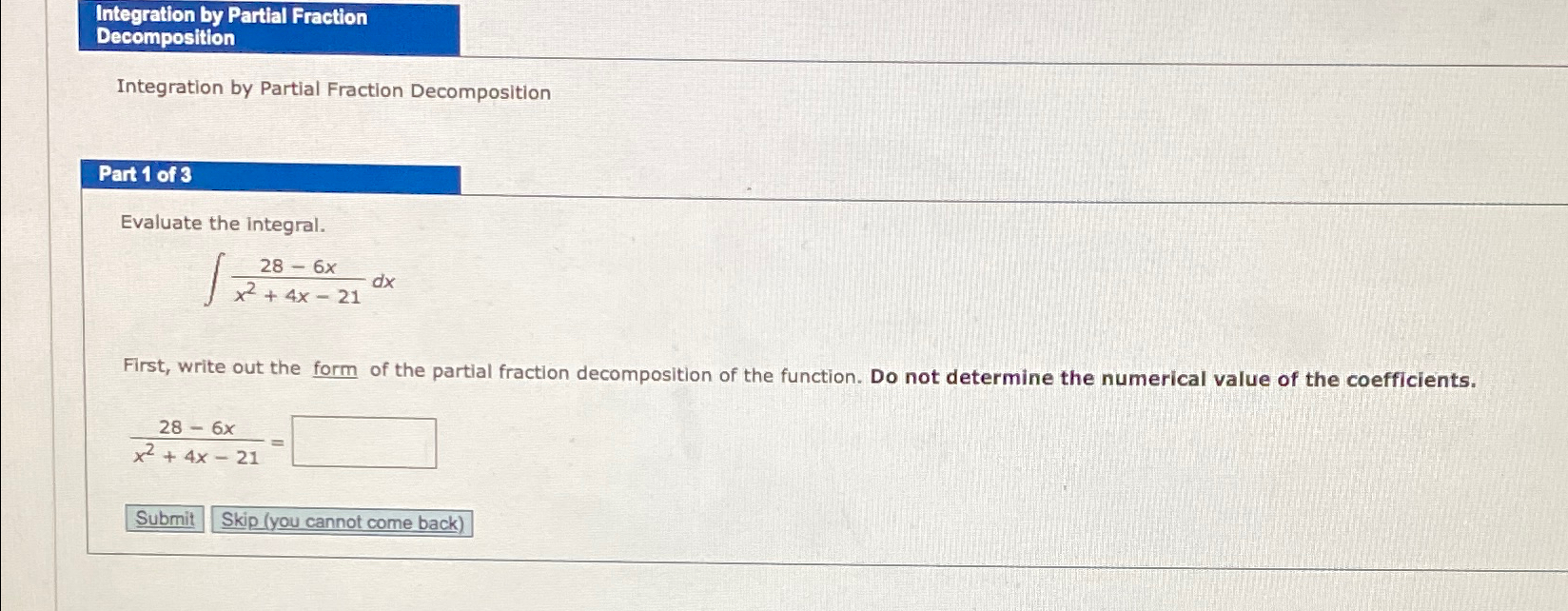 Solved Integration by Partial | Chegg.com