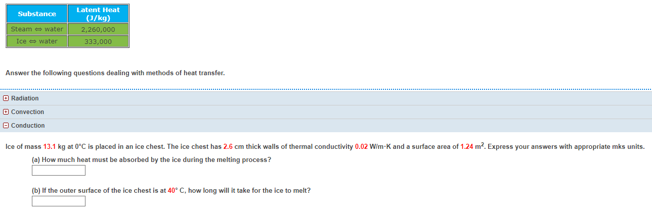 Solved Ice of mass 13.1kg ﻿at 0°C ﻿is placed in an ice | Chegg.com