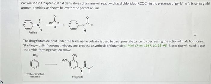 Solved We will see in Chapter 20 that derivatives of aniline | Chegg.com