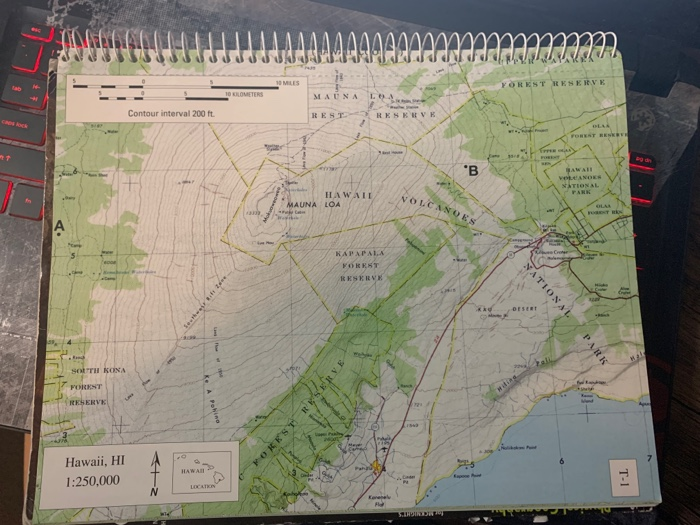 Solved Question 2 2 pts Using Map T-1 in the back of your | Chegg.com