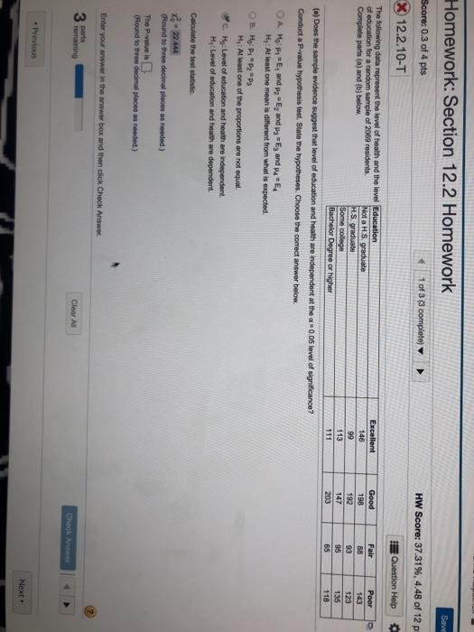 Solved Homework Section 12 2 Homework Save Score 0 3 Of 4