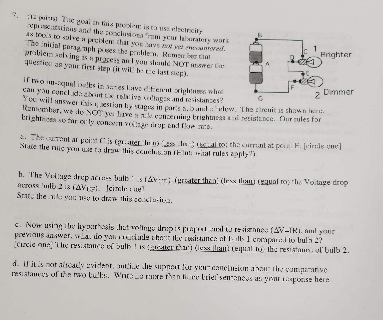 Solved The goal in this problem is to use electricity | Chegg.com
