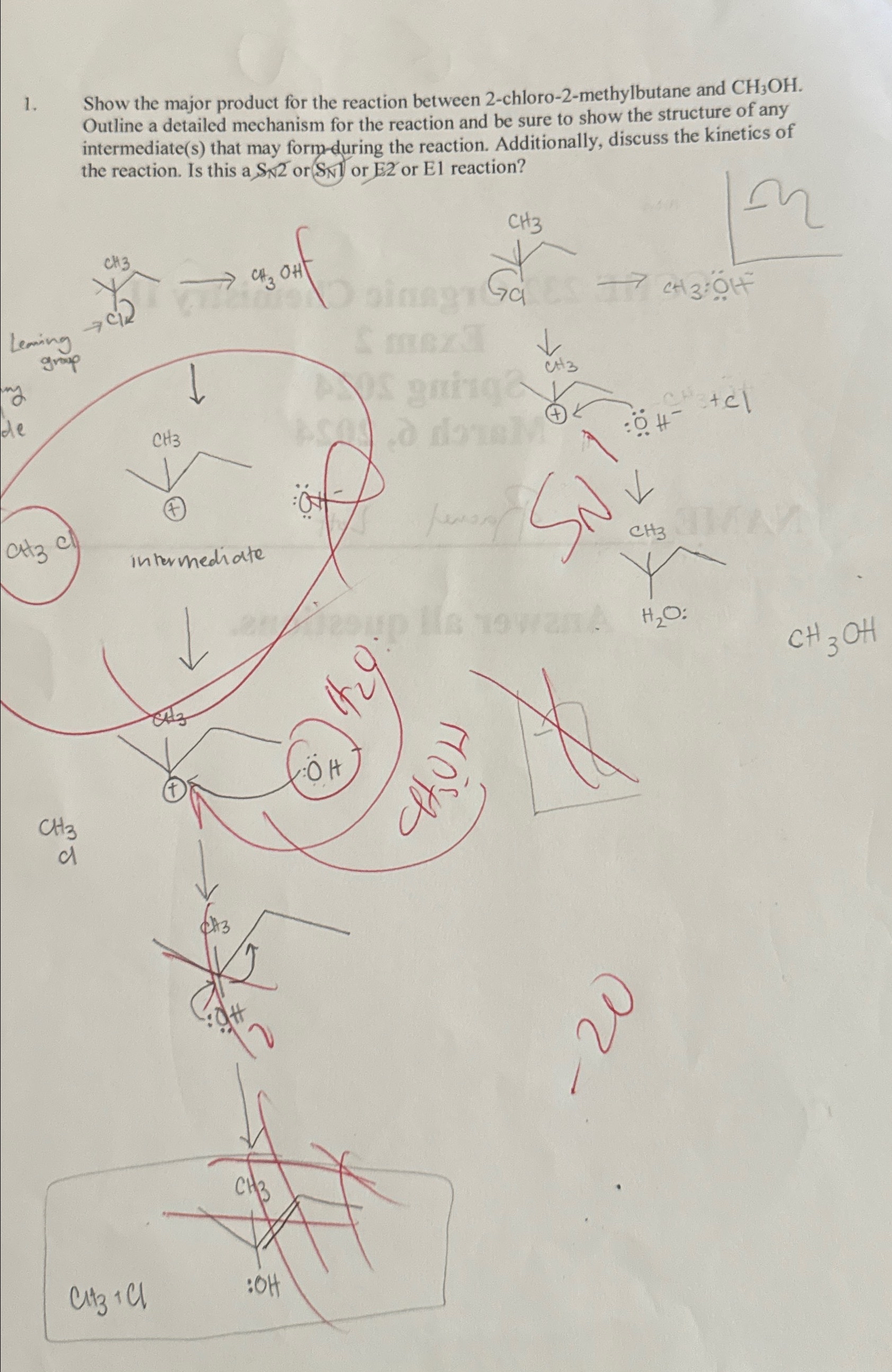 Solved Show the major product for the reaction between | Chegg.com