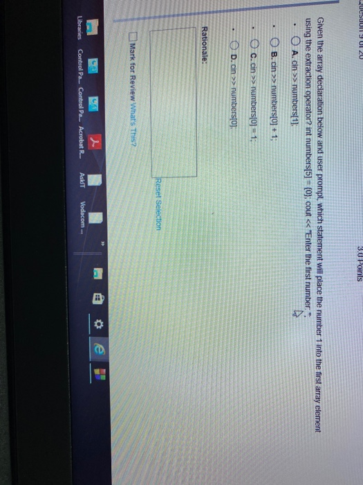 Solved Jestion 7 Of 20 30 Points Which Of The Following 8060