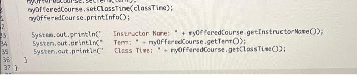 Solved Given Main0 Define A Course Base Class With 7367