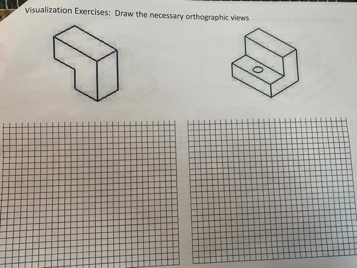 Solved Visualization Exercises: Draw the necessary | Chegg.com