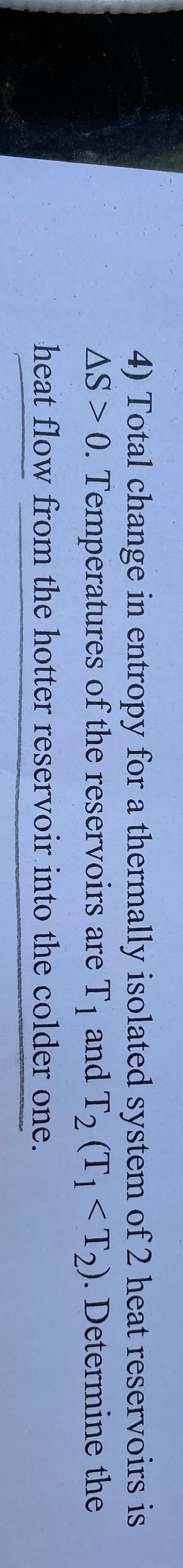 Solved Total change in entropy for a thermally isolated | Chegg.com