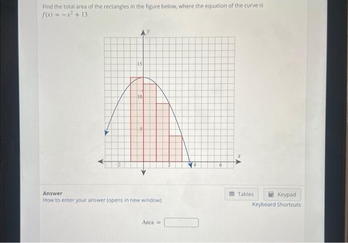 Solved Find the total area of the rectangles in the figure | Chegg.com
