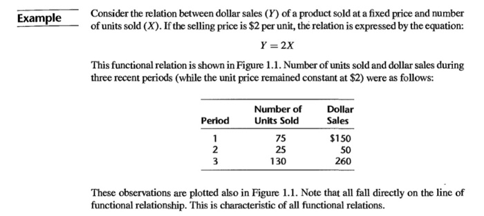 Solved 1.1. Refer to the sales volume example on page 3. | Chegg.com