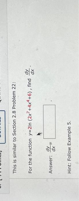 Solved This is similar to Section 2.8 Problem 22: For the | Chegg.com
