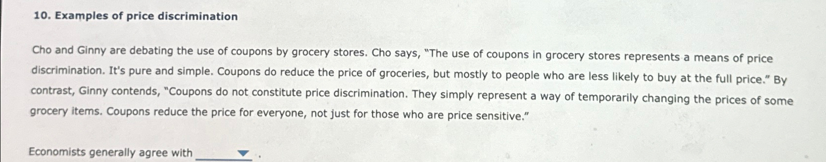 Solved Conditions for price discriminationPrice | Chegg.com