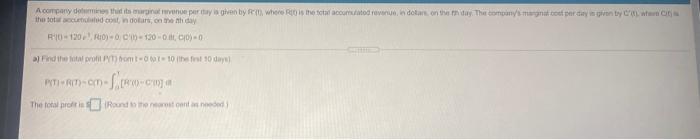 Solved Acompany does this magna vene per day is given by | Chegg.com