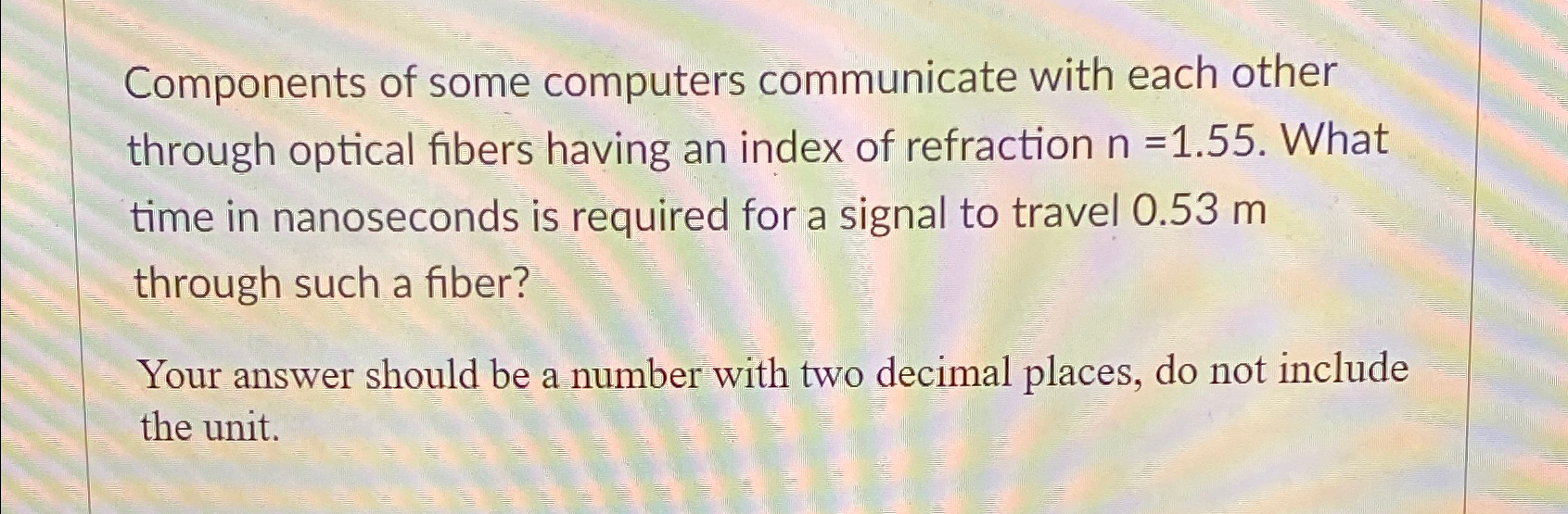 Solved Components of some computers communicate with each | Chegg.com