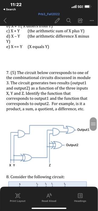 Solved c) X+Y (the arithmetic sum of X plus Y ) d) X−Y (the | Chegg.com
