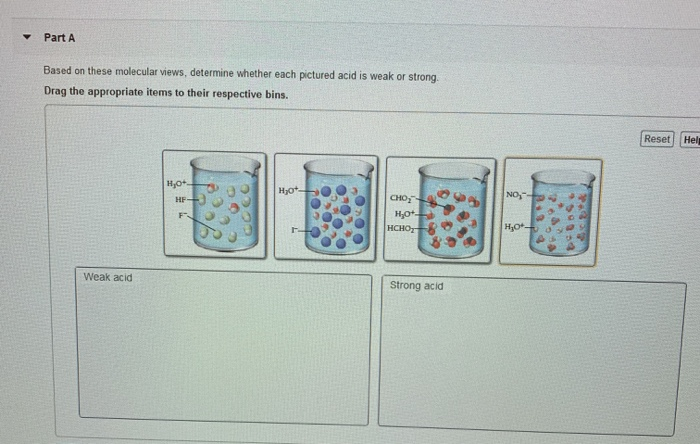 Solved Part A Based on these molecular views, determine | Chegg.com
