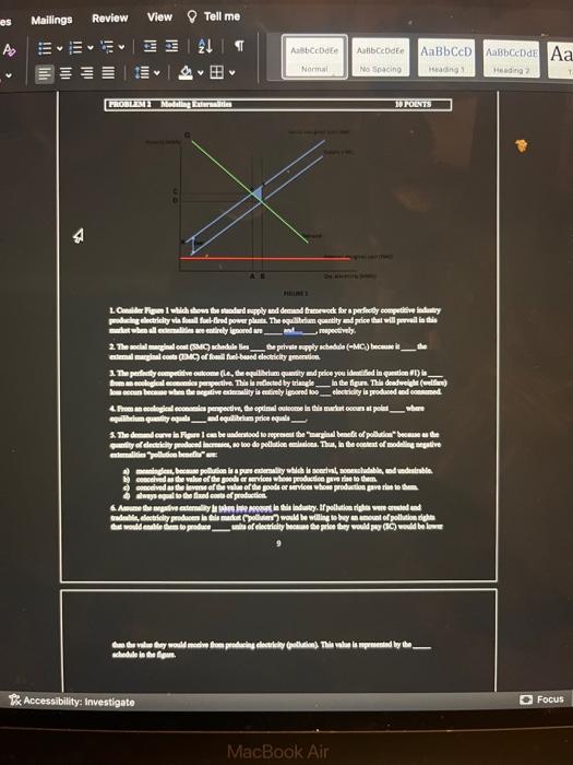 Solved es Po Mailings Review View | | ↓ | T V V PROBLEM 2 | Chegg.com