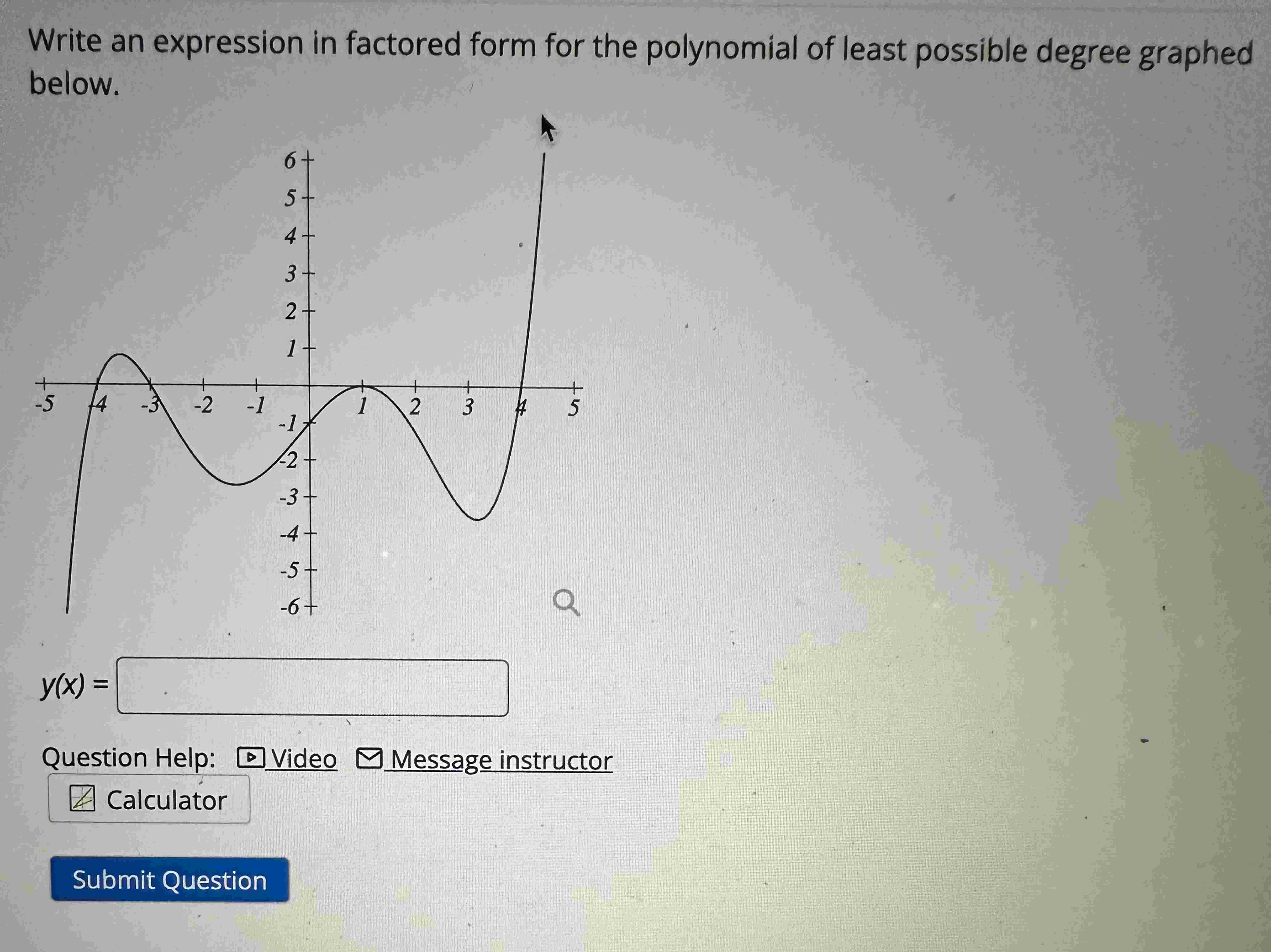 Solved Write an expression in factored form for the | Chegg.com