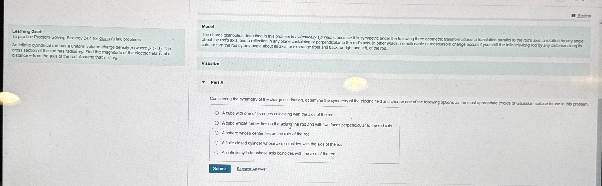 Solved ReviewLearning Goal:To practice Problem-Solving | Chegg.com