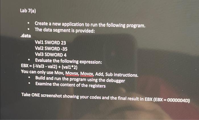 Solved CODE IN ASSEMBLY CODE PLS x64 visual studios C++ I | Chegg.com