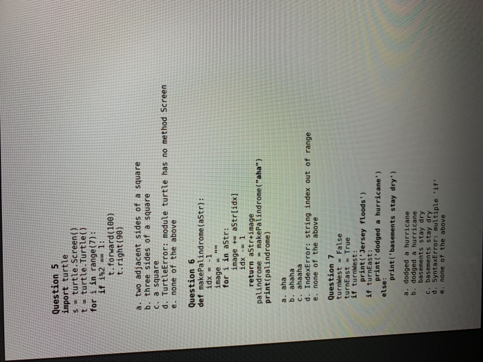 Solved Multiple choice questions (4 points each) Question 1 | Chegg.com