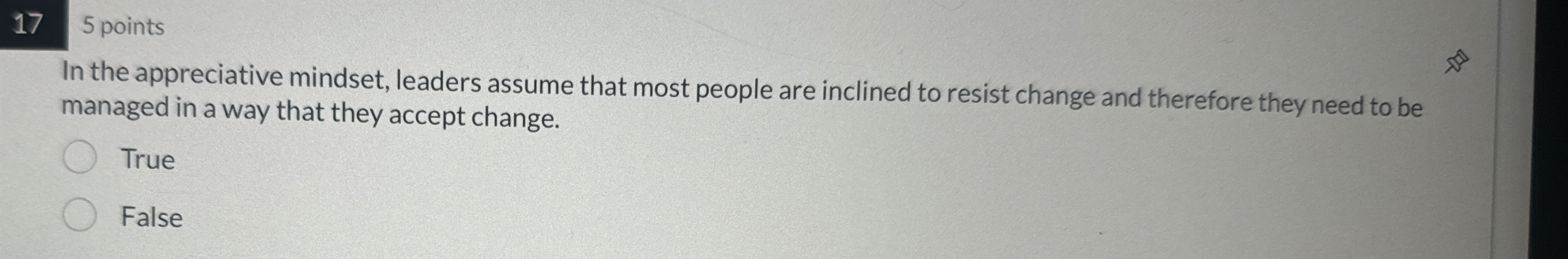 Solved 175 ﻿pointsIn the appreciative mindset, leaders | Chegg.com