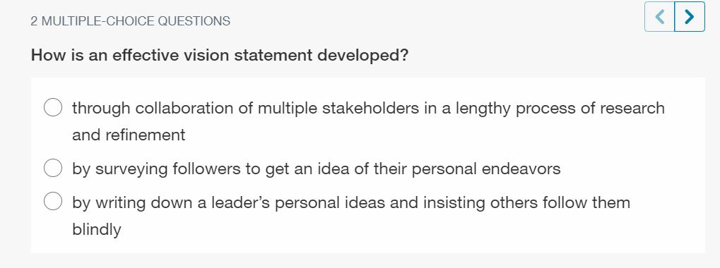 Solved 2 ﻿MULTIPLE-CHOICE QUESTIONSHow is an effective | Chegg.com