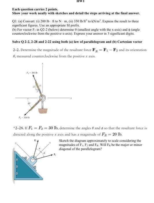 Solved Each question carries 2 points. Show your work neatly | Chegg.com