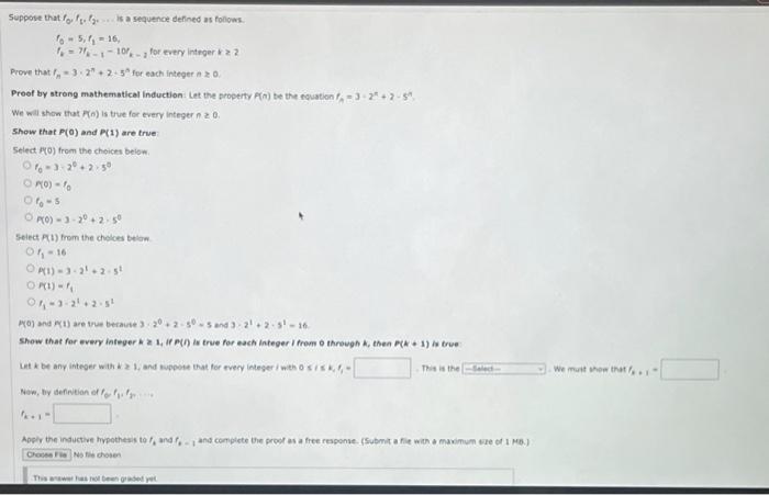 Solved Suppose that rolul sa sequence defined as follows. % | Chegg.com