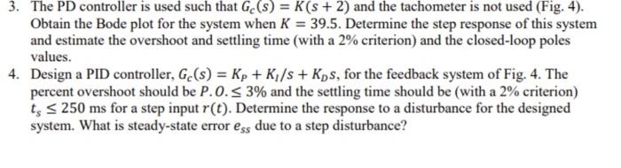 Solved The typical parameters for the armature-controlled dc | Chegg.com