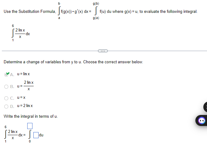 Solved Use the Substitution Formula, | Chegg.com
