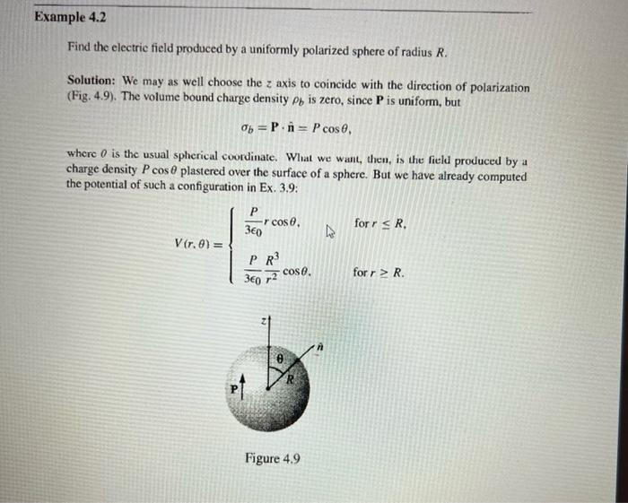 Solved Problem 4.12 Calculate the potential of a uniformly | Chegg.com